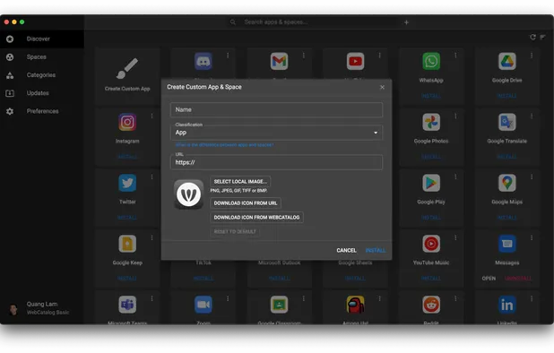WebCatalog: Convert web apps into desktop apps with enhanced privacy ...