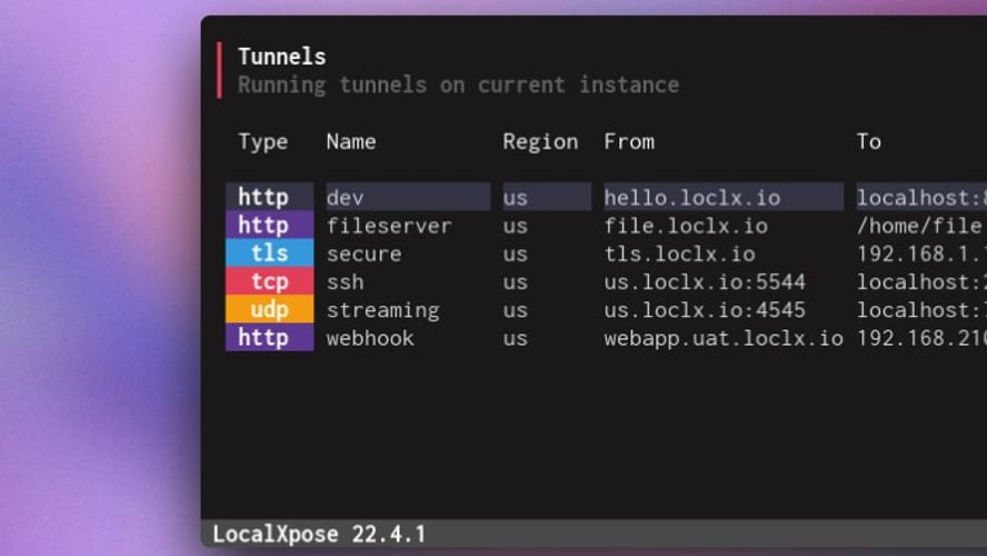 LocalXpose: Reverse proxy that enables you to expose your localhost to the internet | AlternativeTo