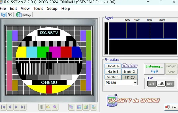 RX-SSTV: A Windows SSTV decoder receiving program specially designed ...