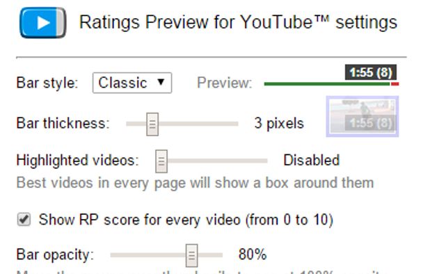 Thumbnail Rating Bar for YouTube™ Alternatives and Similar Apps ...