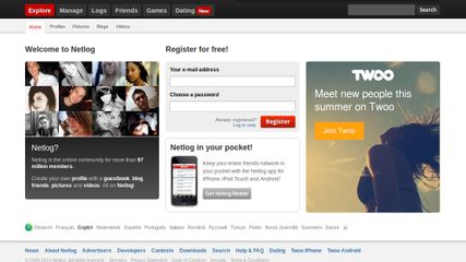 Netlog: Youth community where users can keep | AlternativeTo