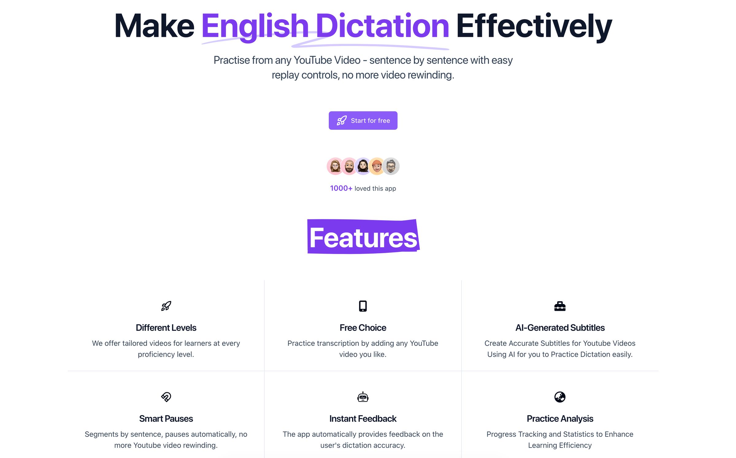 FluentDictation: Practise English Dictation from any YouTube Video | AlternativeTo