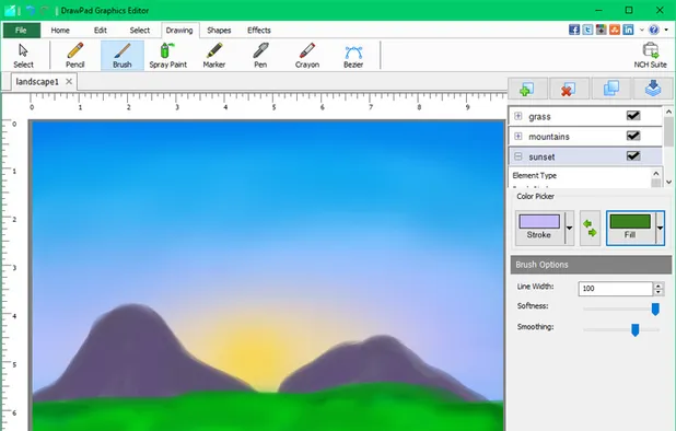 DrawPad: Graphic Design and Drawing software is an easy-to-use image ...
