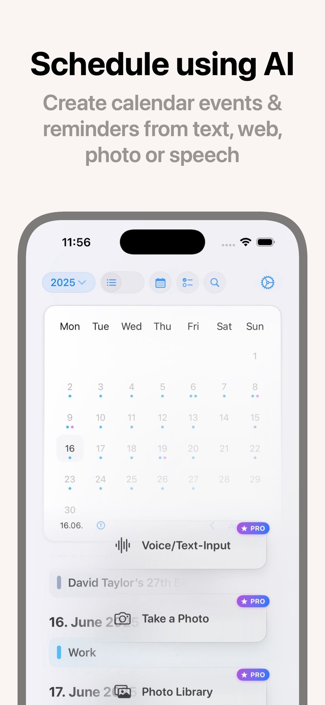Smart Calendars AI: Create calendar events & reminders instantly by speaking, snapping photos ...