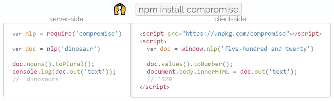 NLP Compromise Alternatives and Similar Sites / Apps | AlternativeTo