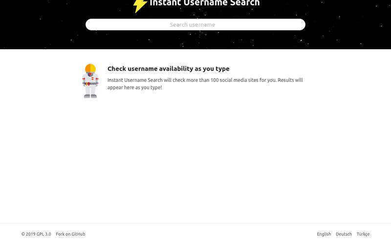 Instant Username Search: Reviews, Features, Pricing & Download ...