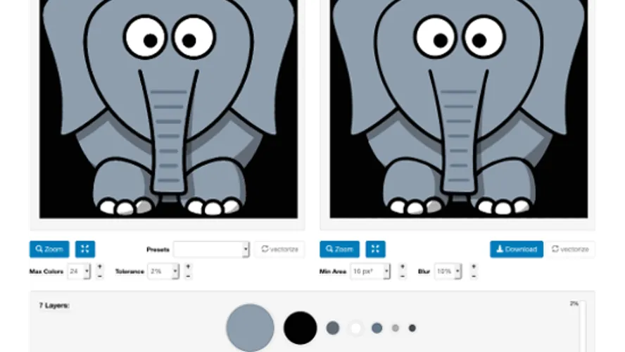 Vectorizer.io: Online Vectorizer: Online raster to vector | AlternativeTo