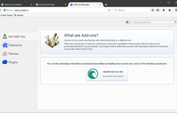 Basilisk: A XUL-based web-browser demonstrating the Unified XUL ...