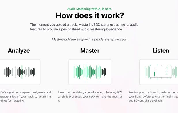 MasteringBOX: AI-powered audio mastering service for professional sound ...
