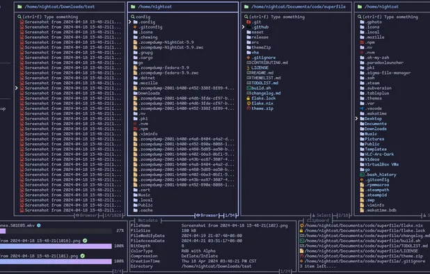Superfile: Pretty fancy and modern terminal file manager | AlternativeTo
