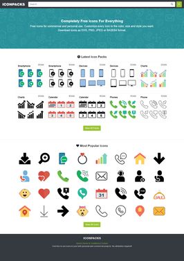 Icon Packs: Completely free icon packs. Customize every icon to the ...