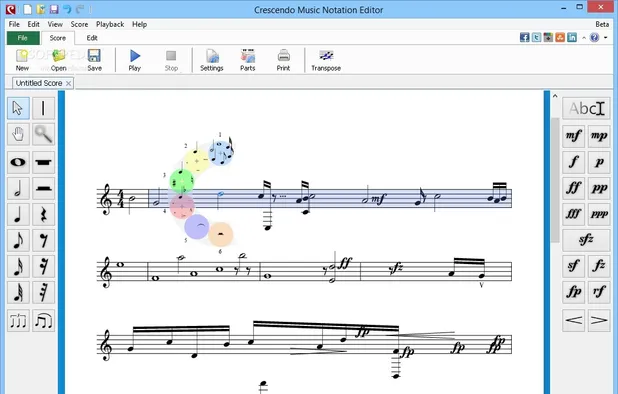 Crescendo Music Notation: A simple and intuitive way to write musical ...