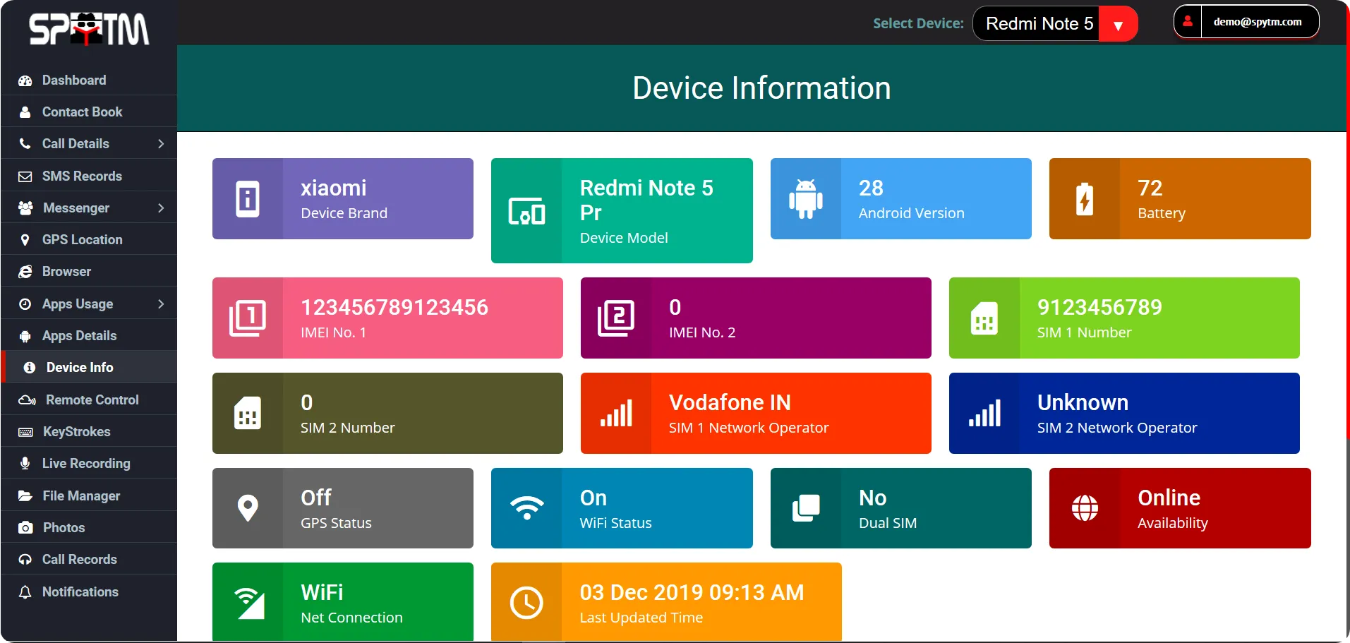 SpyTM: Spytm.com is an android app to monitor / spy mobile. | AlternativeTo