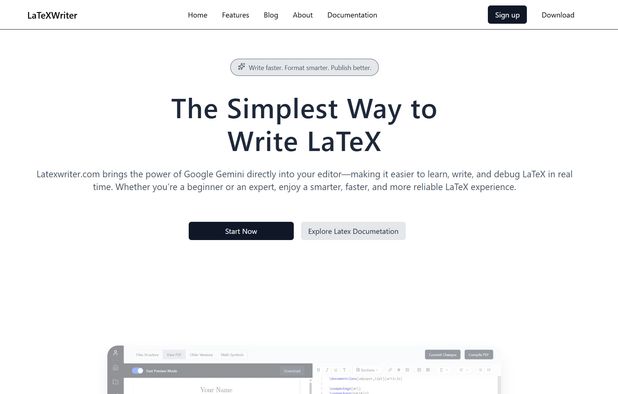 LaTeXWriter: LaTeX Writer — a fast, collaborative LaTeX editor. | AlternativeTo