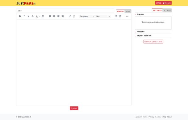JustPaste.it: The quickest way to share text and images with | AlternativeTo