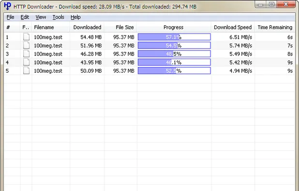 HTTP Downloader: A download manager for the HTTP(S) protocol ...