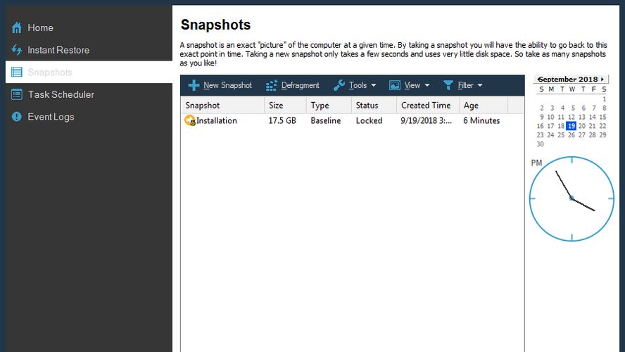 Rollback Rx: RollBack Rx client is a system restore utility that ...