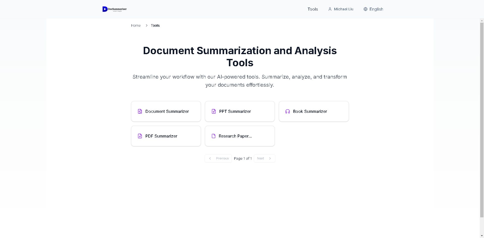 DocSummarizer: AI-powered document summarization and analysis tool that converts lengthy ...