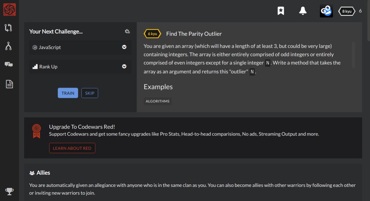Codewars Alternatives and Similar Sites & Apps | AlternativeTo