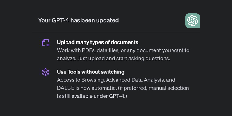 OpenAI expands ChatGPT capabilities and allows document upload and analysis | AlternativeTo
