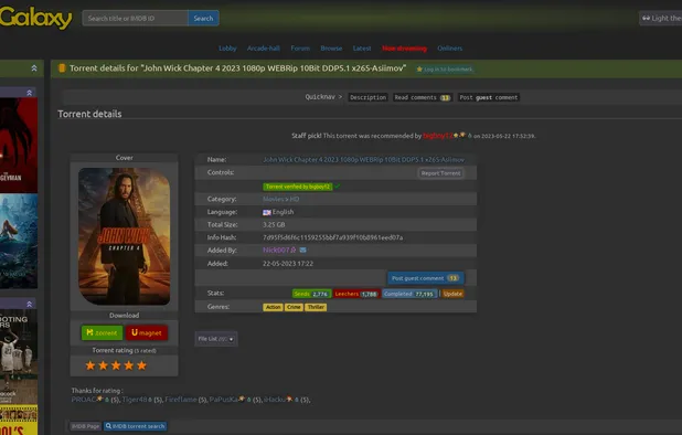 TorrentGalaxy: The rising star in the p2p world with an open community ...