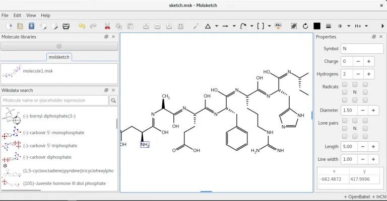 Molsketch: 2D Chemistry drawing App for Linux, Max and Windows ...
