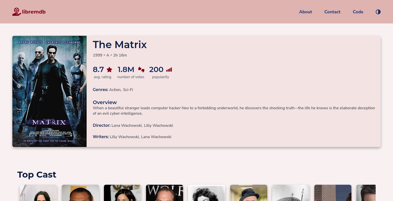 libremdb Alternatives: Top 6 Movie Databases | AlternativeTo