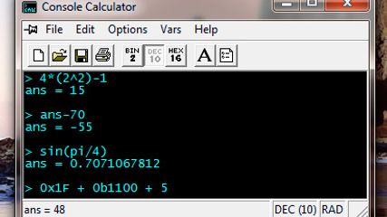 Console Calculator: Powerful calculator with | AlternativeTo