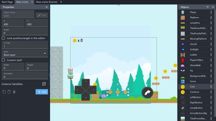 GDevelop: Open-source game making software designed to be used by ...