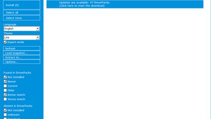 Snappy Driver Installer: Application for installing/updating drivers on ...