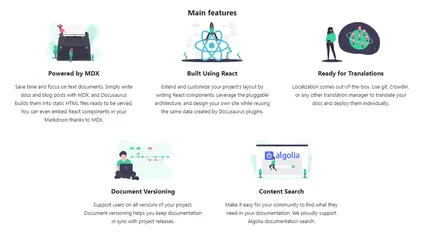 Docusaurus: Easy to maintain open source documentation websites ...
