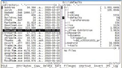 ZTreeWin: Fast and flexible text-mode file/directory manager for all ...
