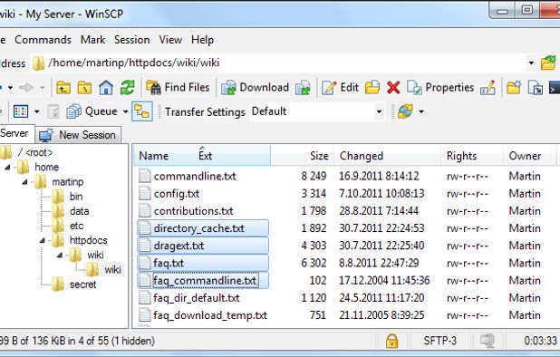 WinSCP : WinSCP, a popular free SFTP and FTP client for Windows, copies files between a ...