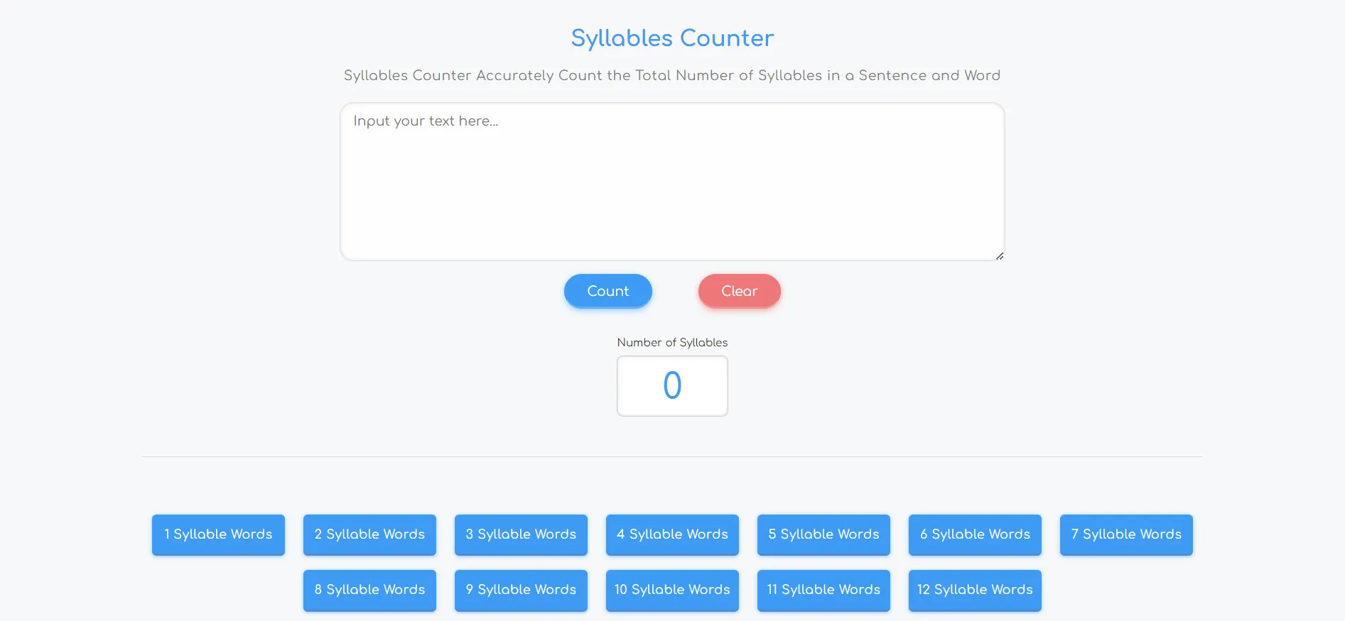 Syllables Counter: Accurately Count the Total Number of Syllables in a ...