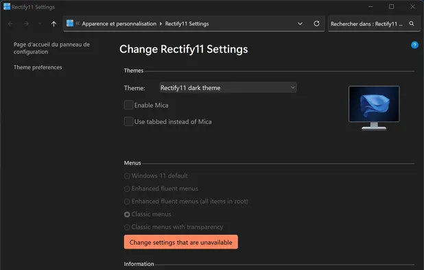 Rectify11: A Windows 11 modification utility to make Windows more consistent | AlternativeTo