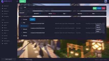 Moonlight Panel: The next generation hosting panel | AlternativeTo