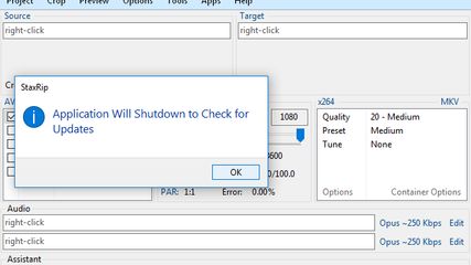 StaxRip: Video encoding app for Windows with a unrivaled feature set and usability | AlternativeTo