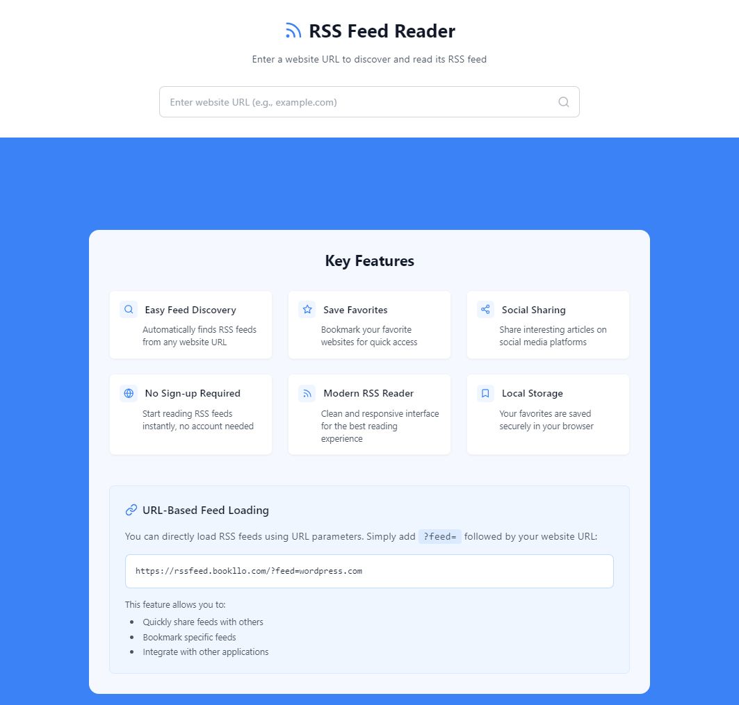 Rss Feed Reader A Modern Simple To Use Rss Feed Reader That Helps You Discover And Read Rss