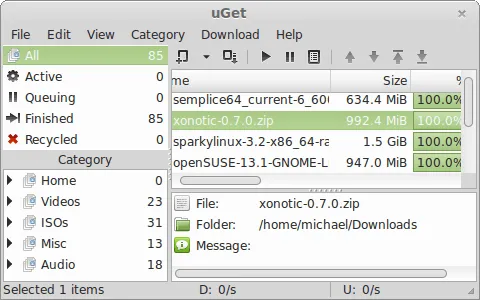 uGet: Android, BSD, Linux, and Windows open source multimedia download manager | AlternativeTo