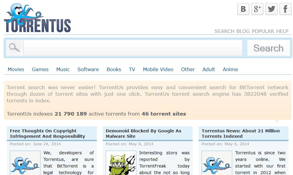 Torrentus Alternatives: Top 7 Torrent Search Engines & Similar Websites ...