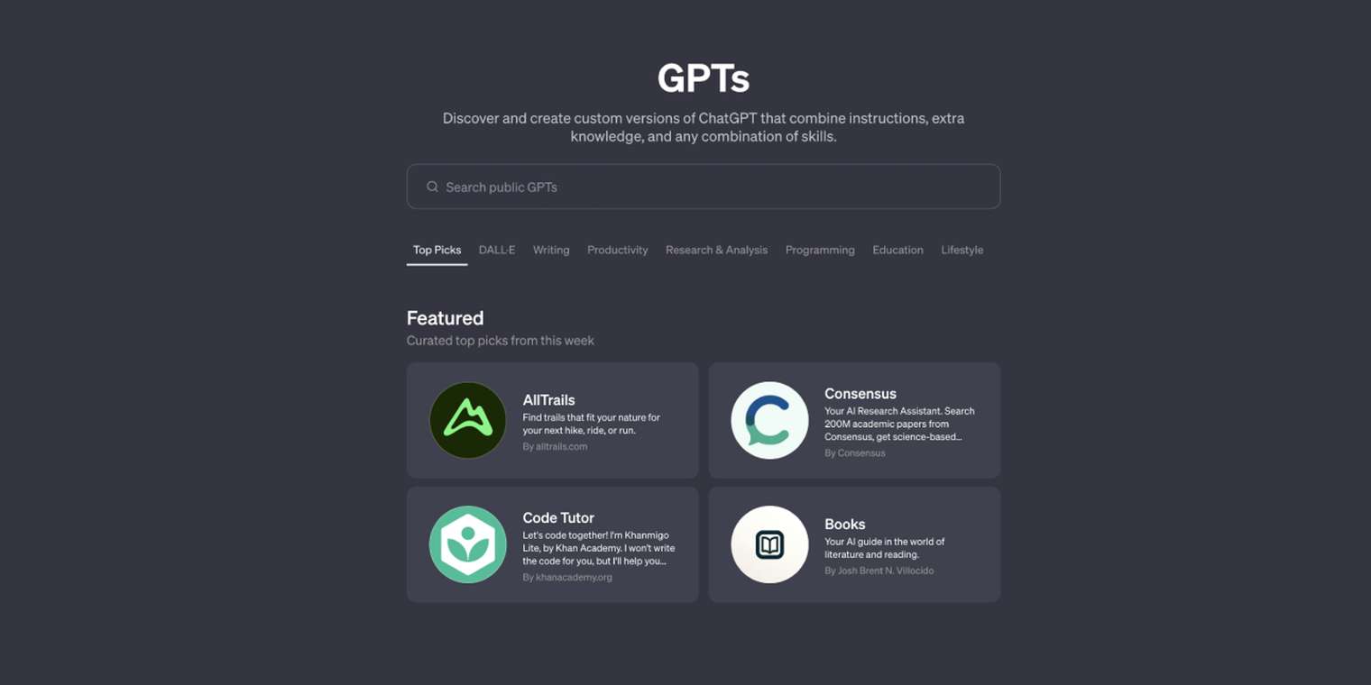 Free ChatGPT users now access custom GPTs, data analytics, and vision features | AlternativeTo