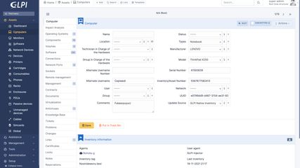 GLPI: IT Service Management software based on open source technologies ...