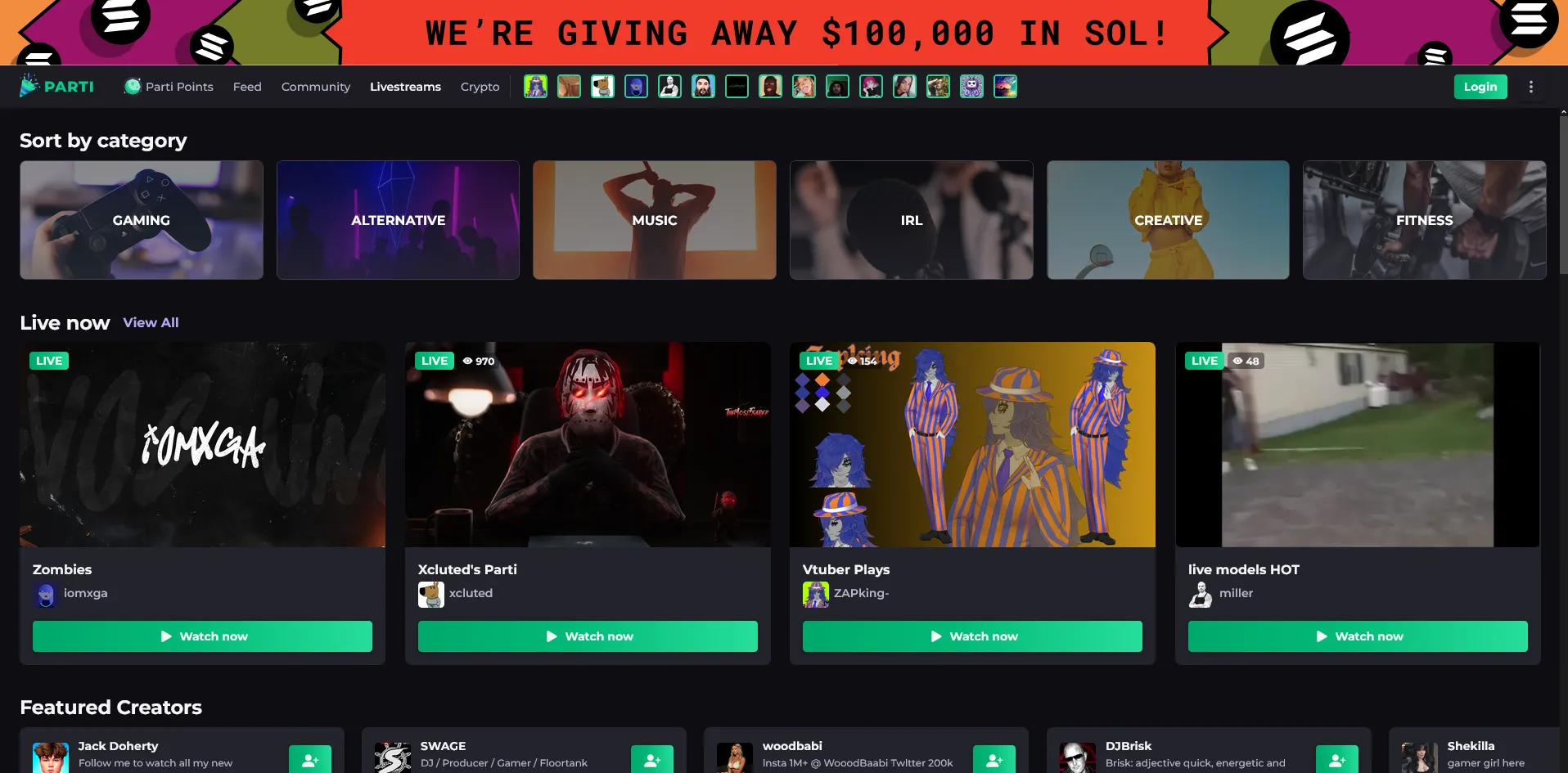 Parti: Livestreaming platform that allows users to create profiles ...