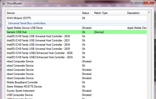 GhostBuster: This application enumerates all devices, detects ghosted ...