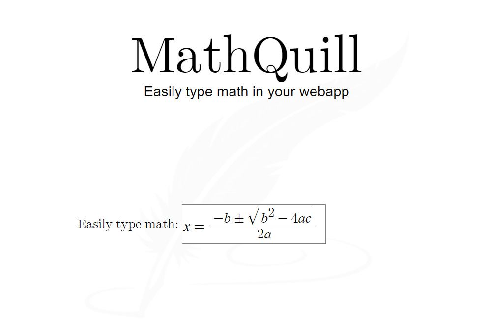 MathQuill: App Reviews, Features, Pricing & Download | AlternativeTo