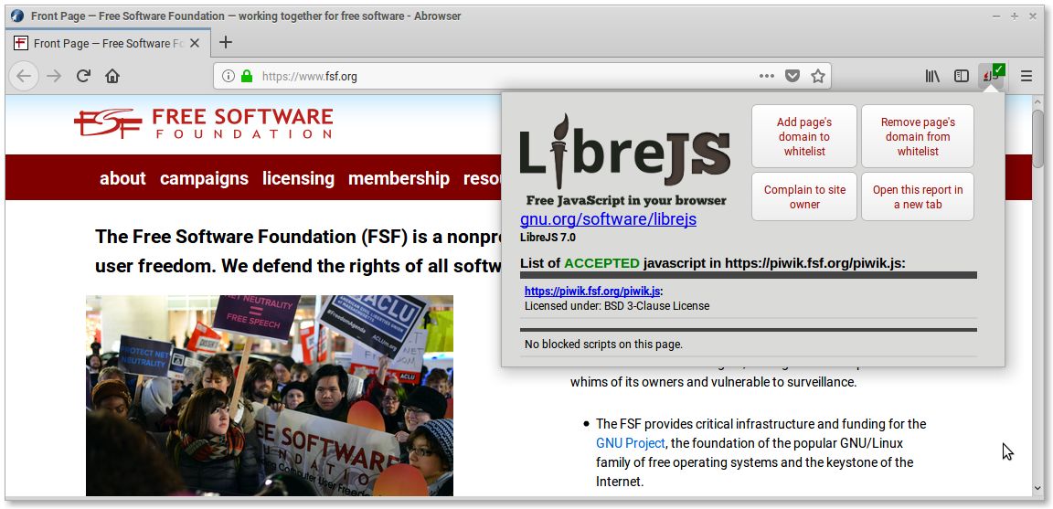 GNU LibreJS Alternatives and Similar Apps | AlternativeTo
