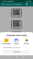 QR Code Scan Generator: Application is used to scan and generate QR ...
