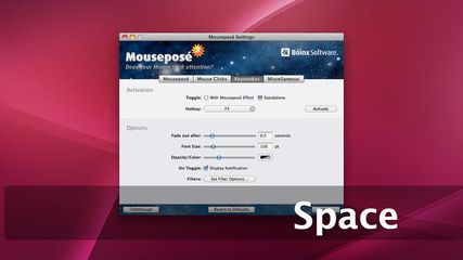 Mouseposé: The indispensible mouse pointer | AlternativeTo