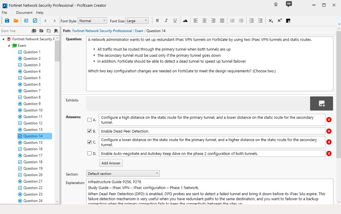 ProfExam Creator: A visual editor simplifying the creation and editing ...