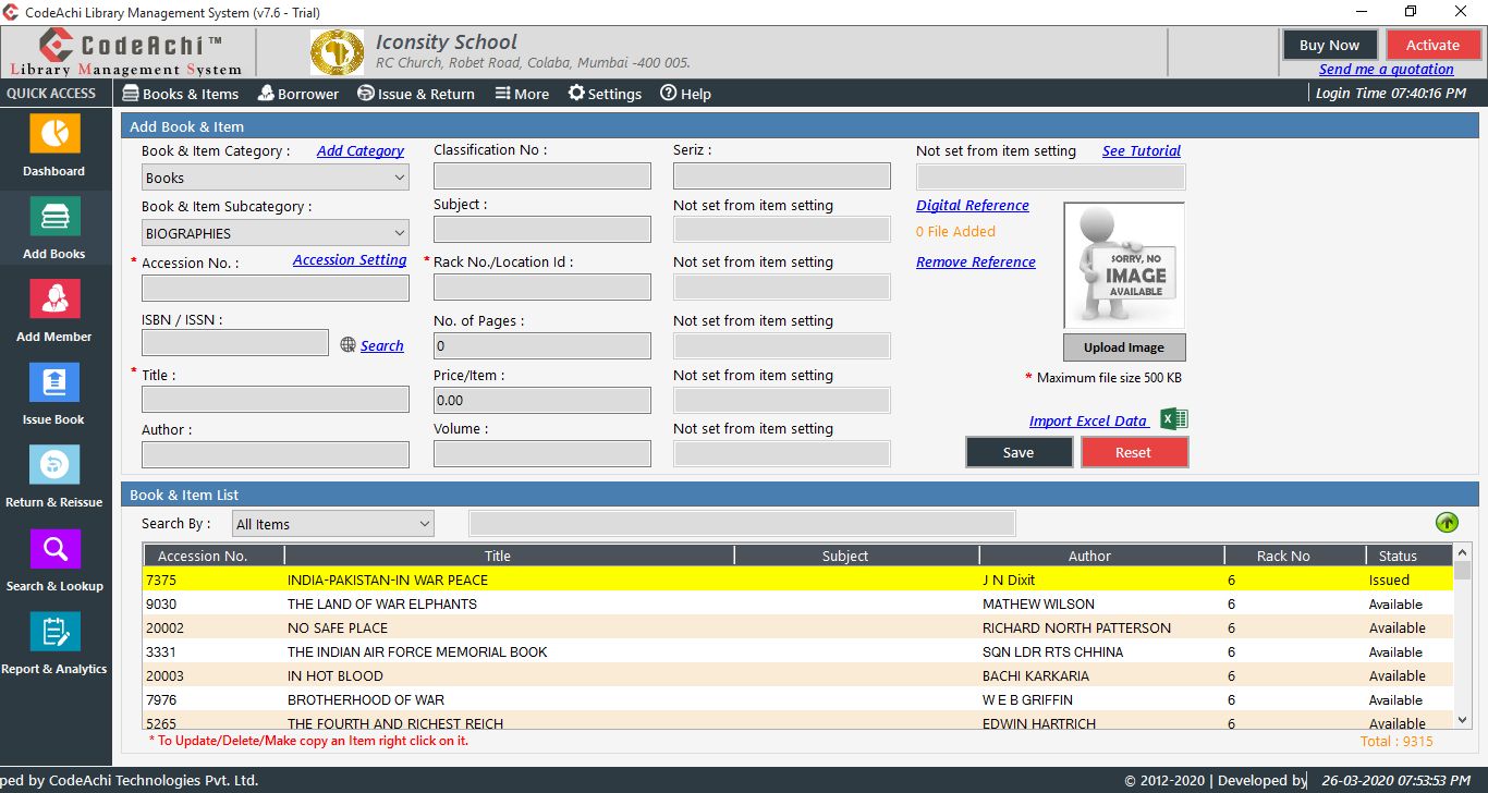 CodeAchi Library Management System Alternatives and Similar Software | AlternativeTo